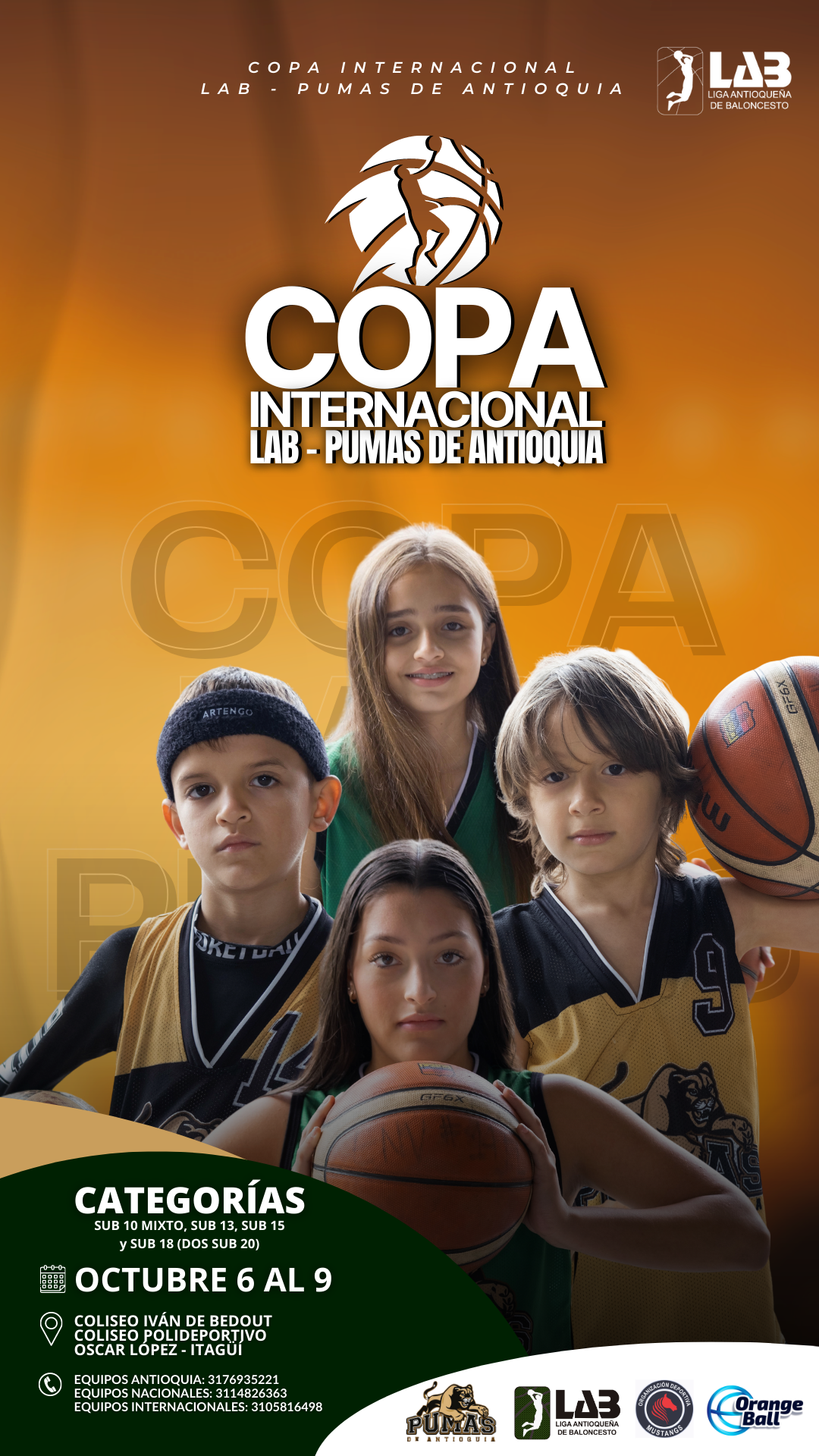 Copa Internacional LAB – Pumas de Antioquia - Orange Ball
